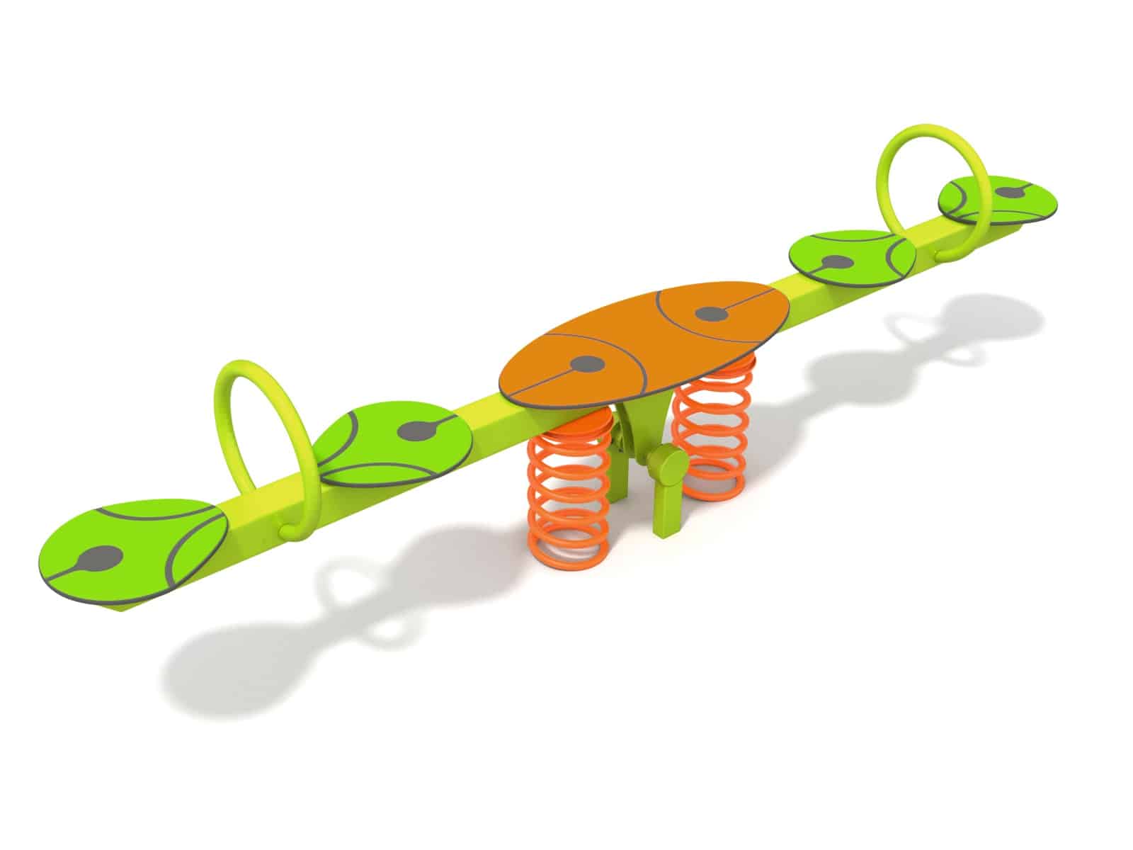 Stonowany bujaczek wykonany ze stali malowanej