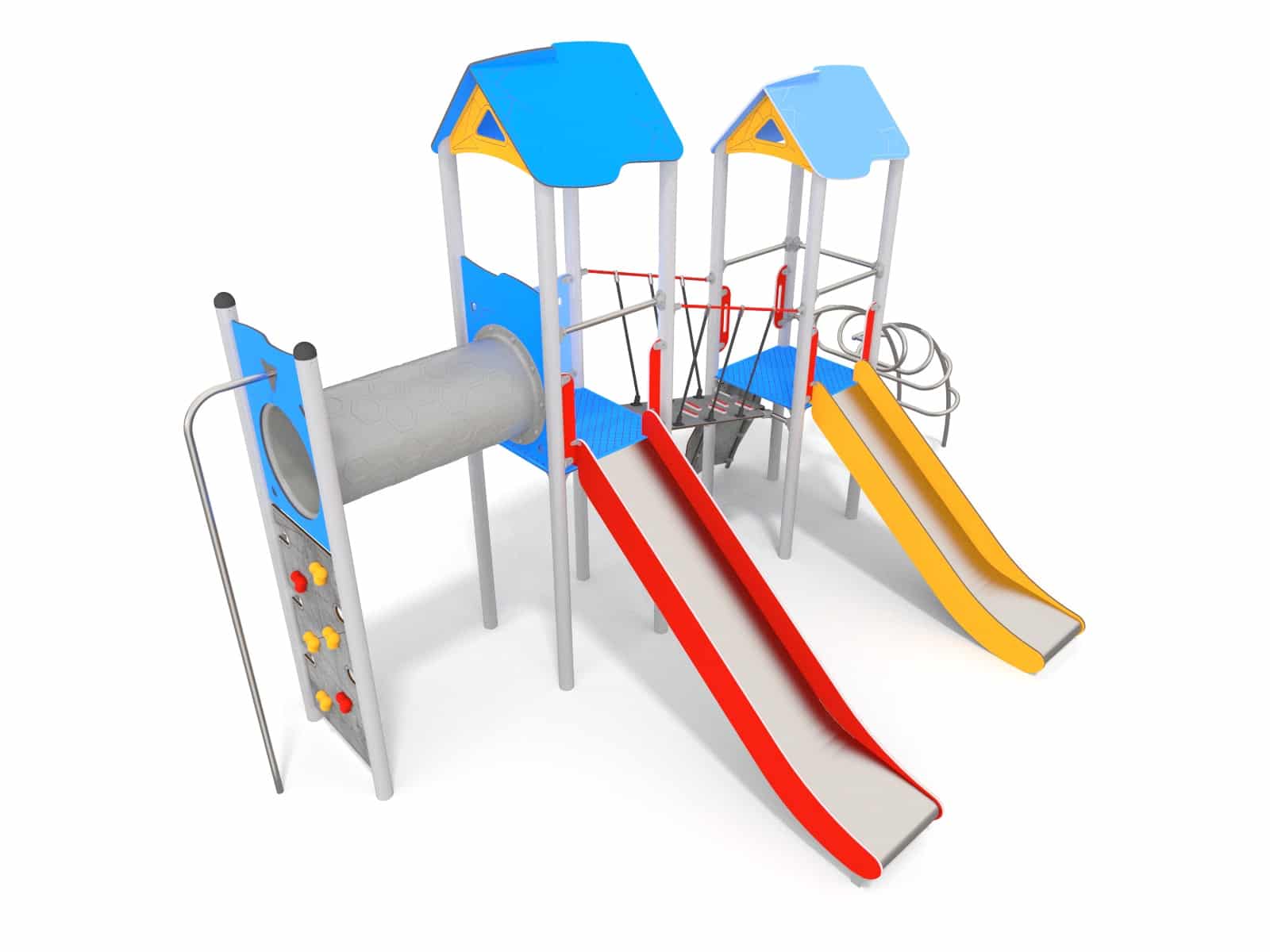Two-tower playground device